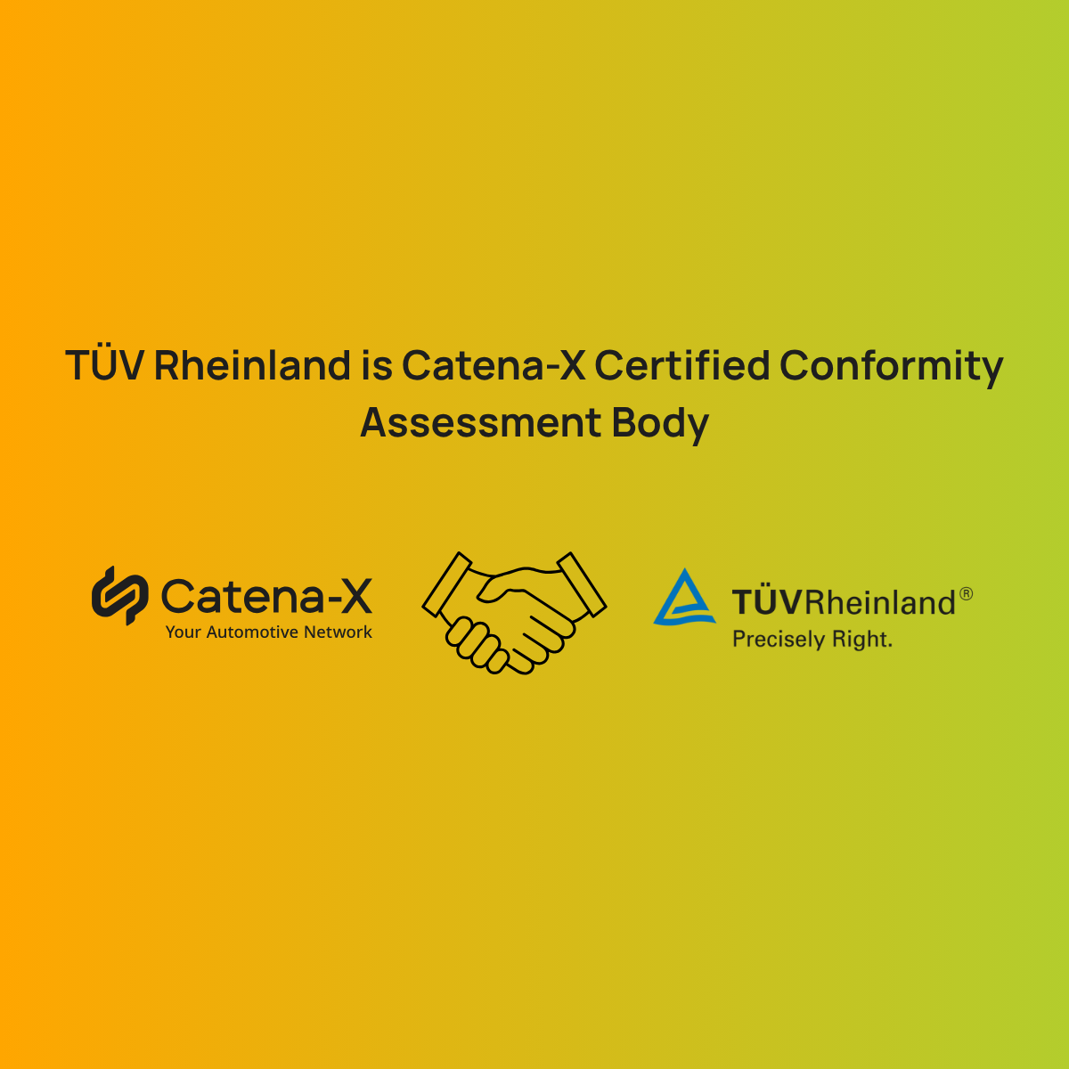 TÜV Rheinland Officially Nominated as Catena-X Certified Conformity ...