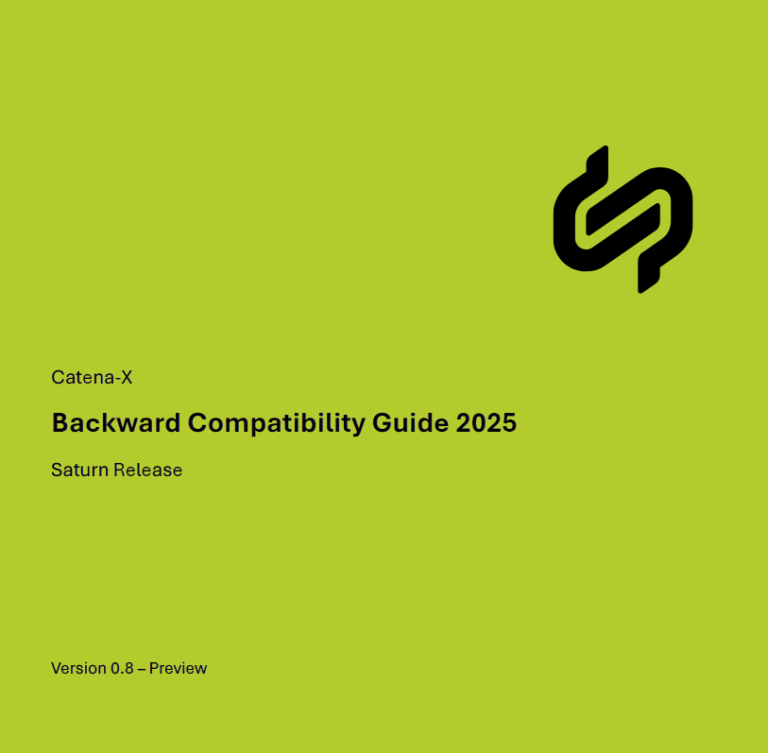 Catena-X Backward Compatibility Guide - Catena-X